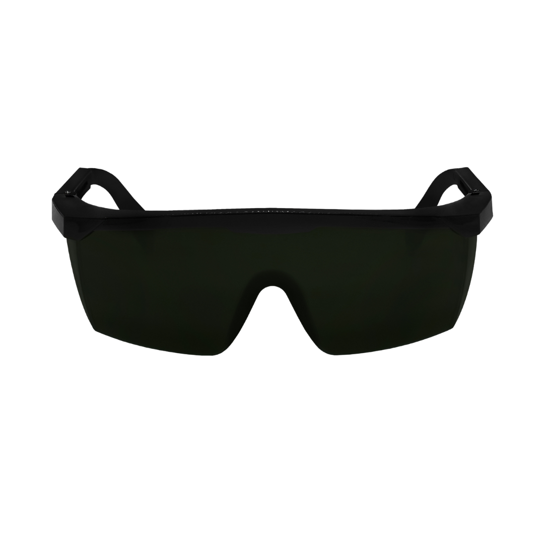 Lente de Seguridad SG1003-BK/GY Oscuro con Proteccion Lateral (Sin Som ...